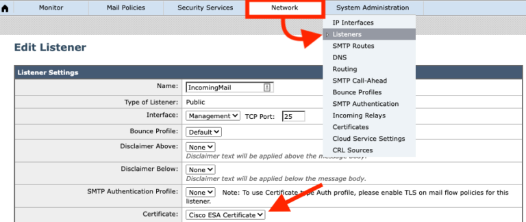 Installing Certificates On Esa Network Security Solutions Notes