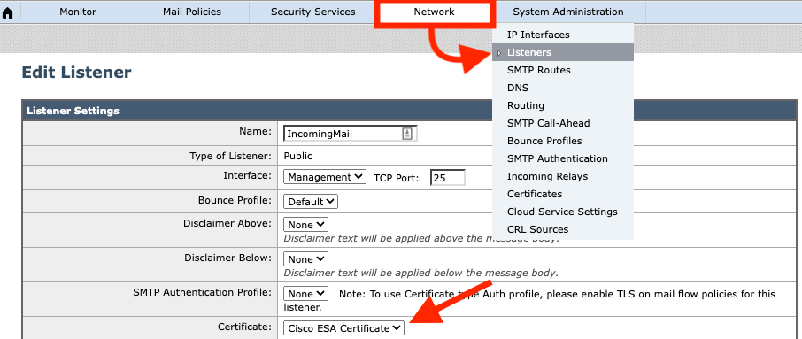 Installing Certificates on ESA – Network Security Solution's Notes