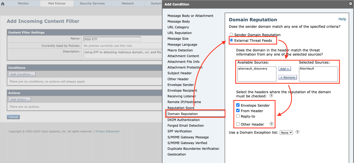 Cisco ESA Integration with External Threat Feeds (ETF) – Network ...